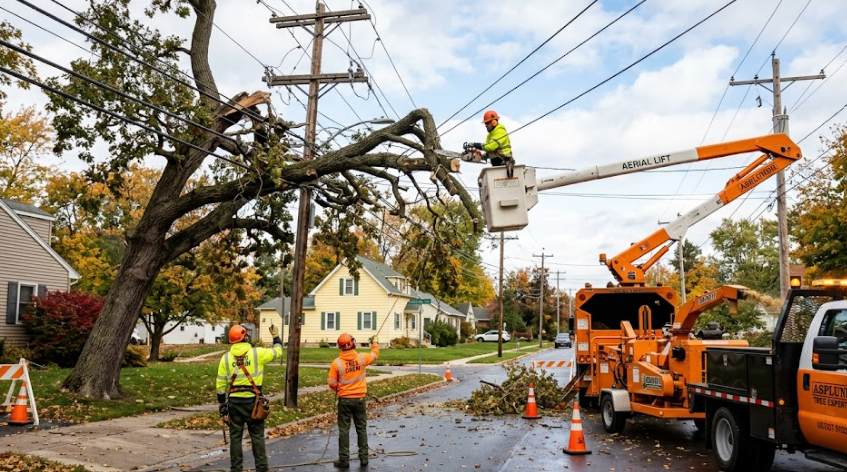 Tree on Power Line Safety Guide for Wisconsin Homes